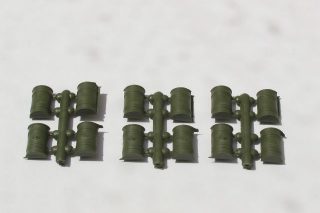Set of barrels 6 pcs 1:87 – SDV model
