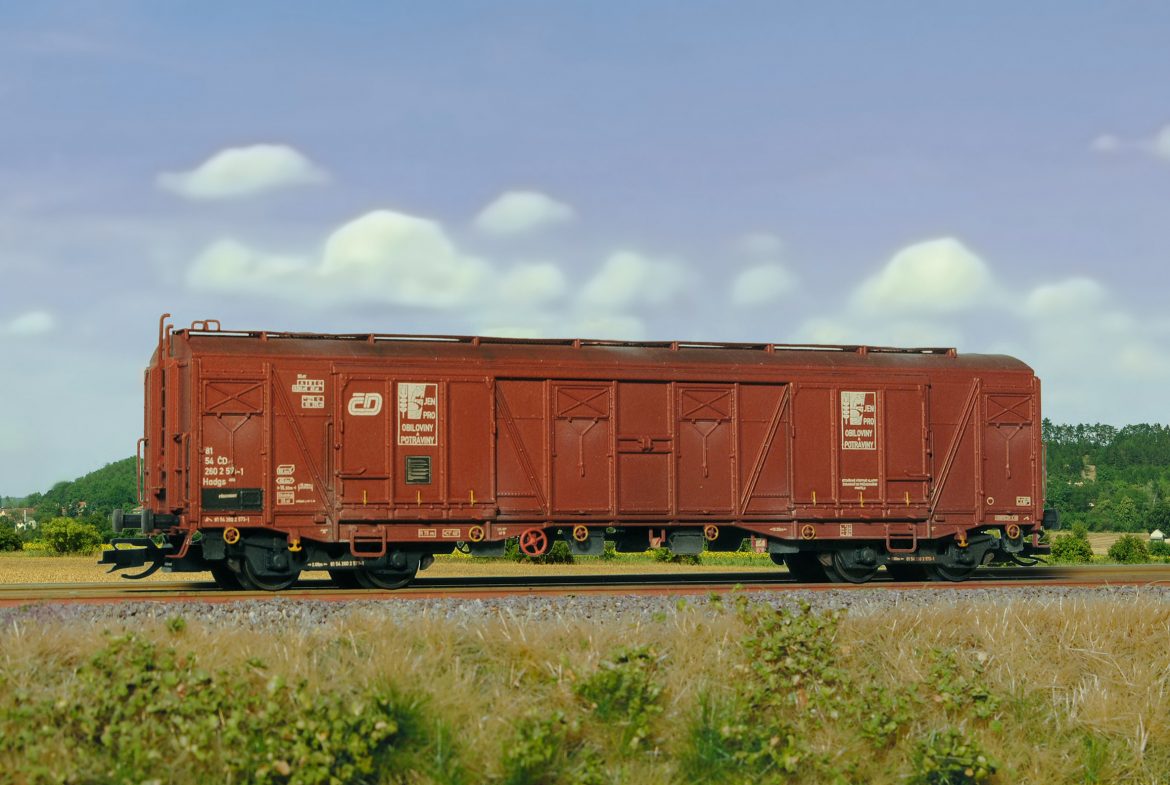 Box freight car Hadgs 11 ČD/ČDC 1:120 – SDV model