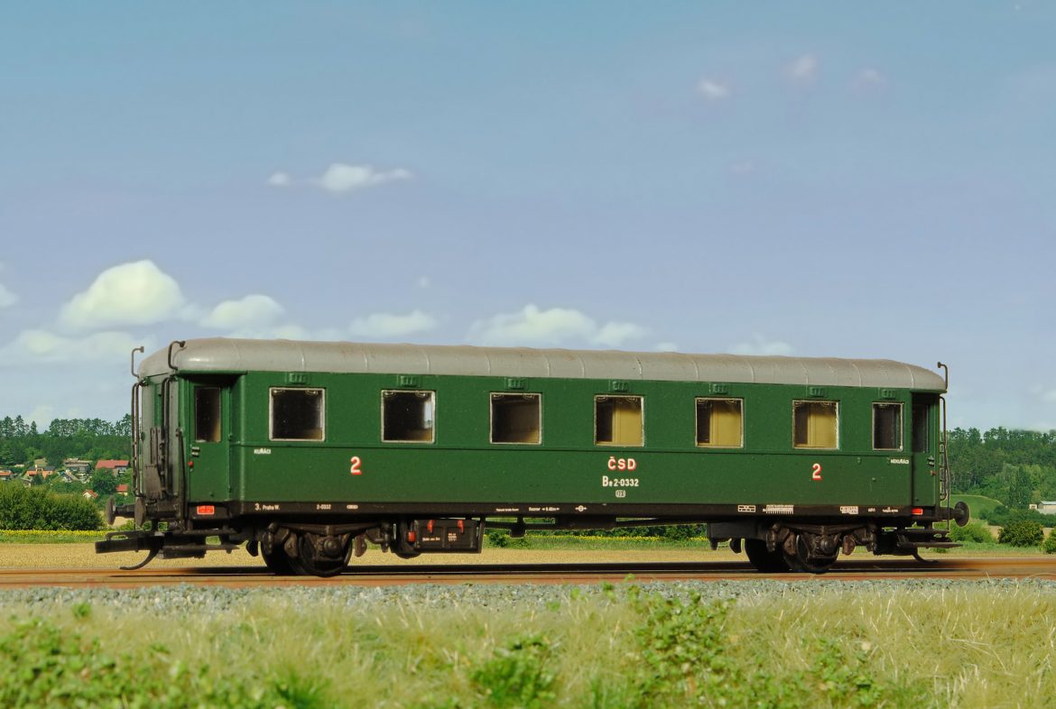 Osobní vůz Be „Rybák“ ČSD, 7 oken 1:120 – SDV model