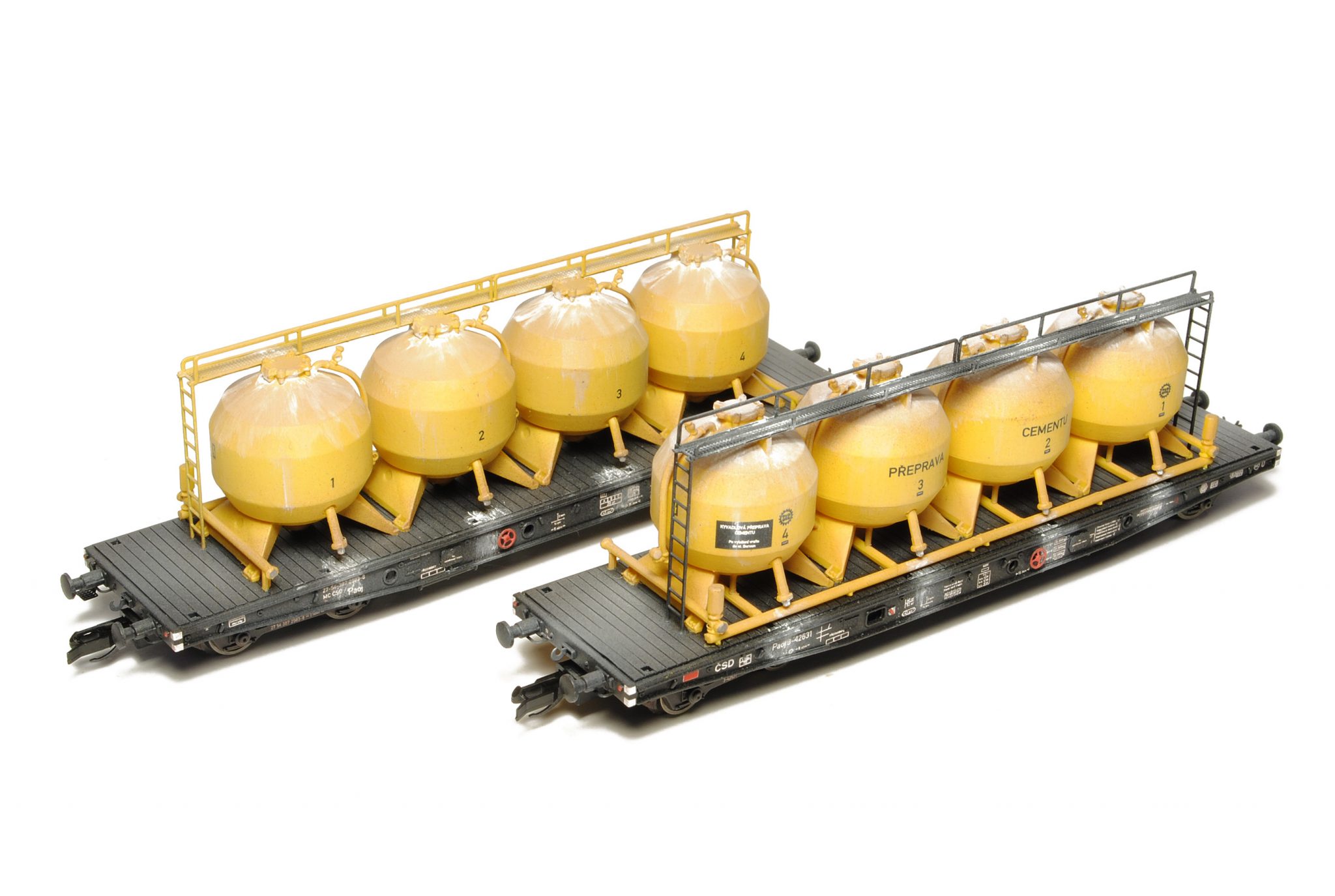 Silo Freight Car Paoj 10 ČSD 1:120 – SDV model