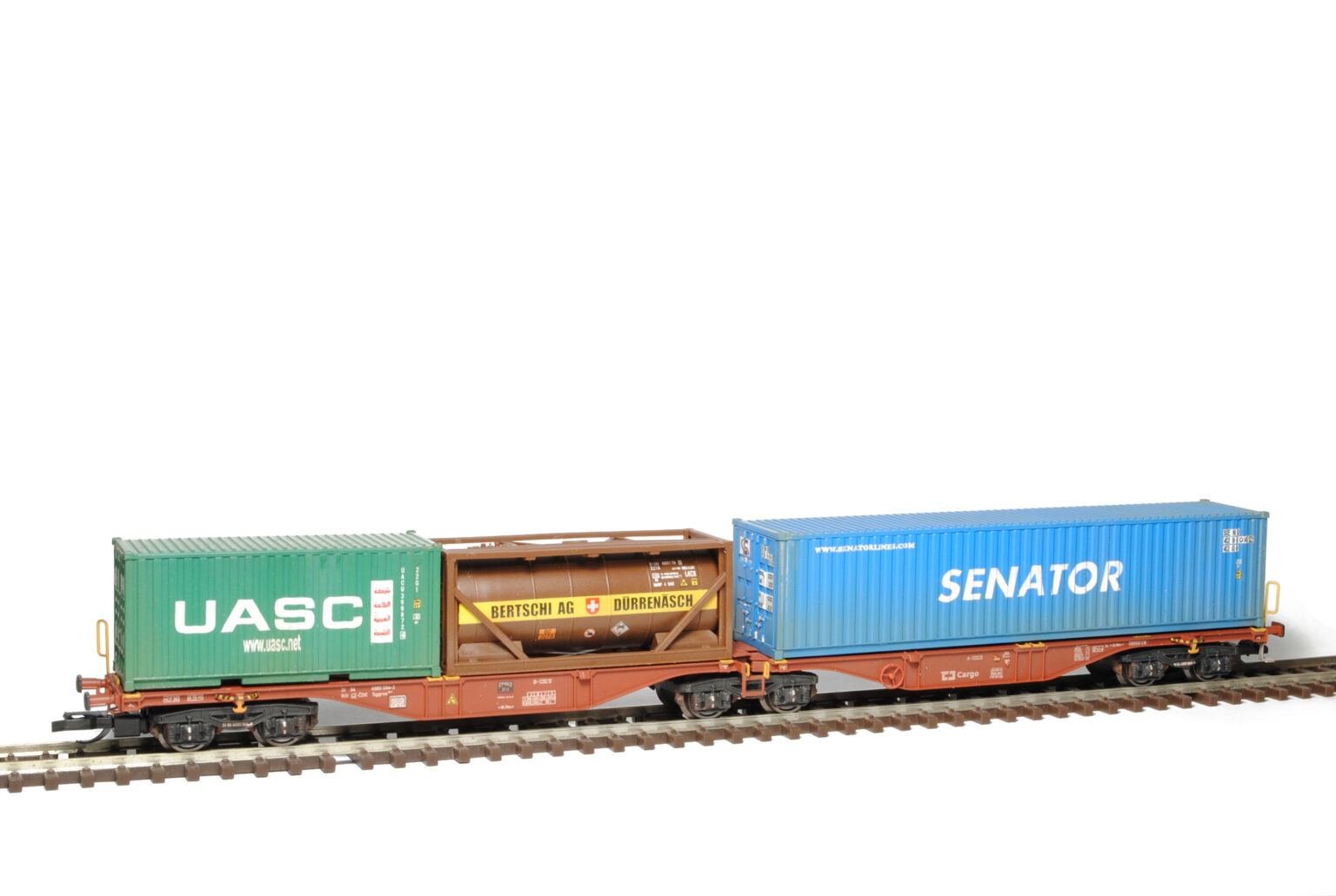 Articulated Container Wagon Sggrss 55 ČDC 1:120 – SDV model